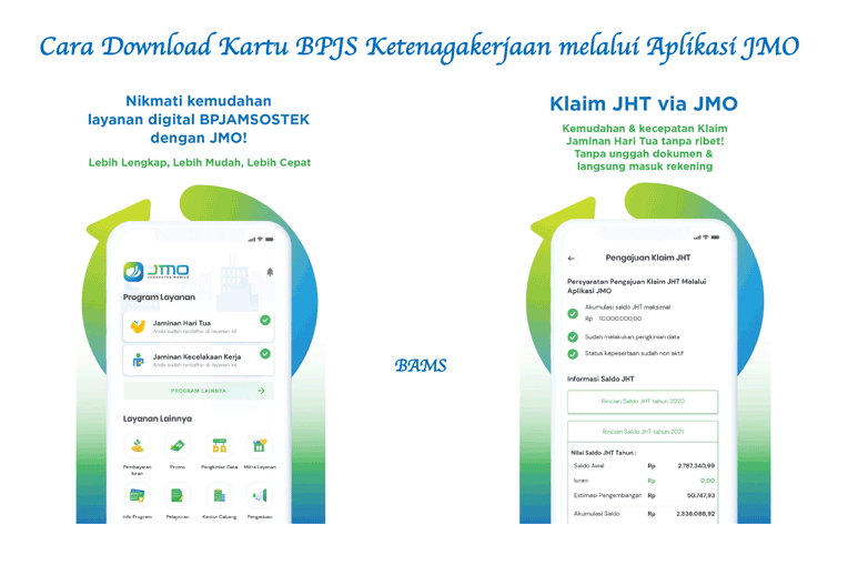 Cara Download Kartu BPJS Ketenagakerjaan melalui Aplikasi JMO dan ...